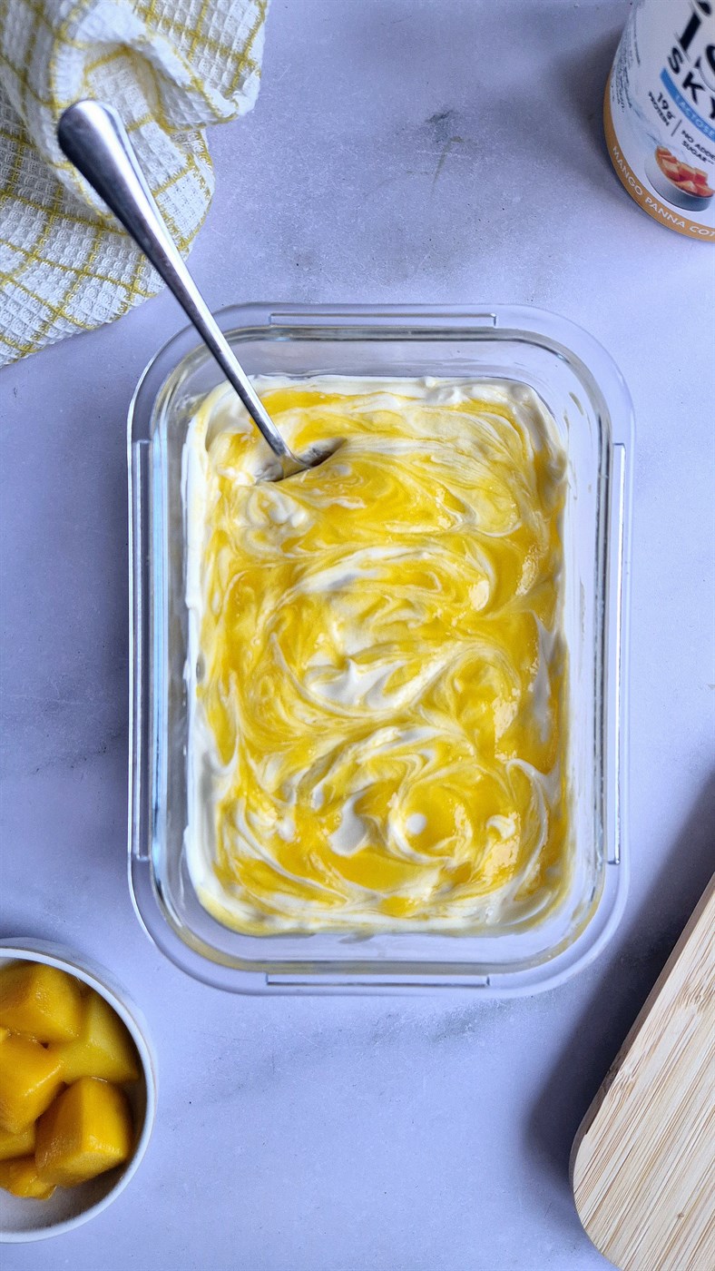 Mango Panna Cotta Overnight Weetabix